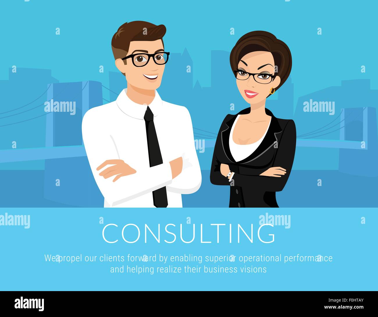 Asian businesspeople standing Stock Vector Images - Alamy