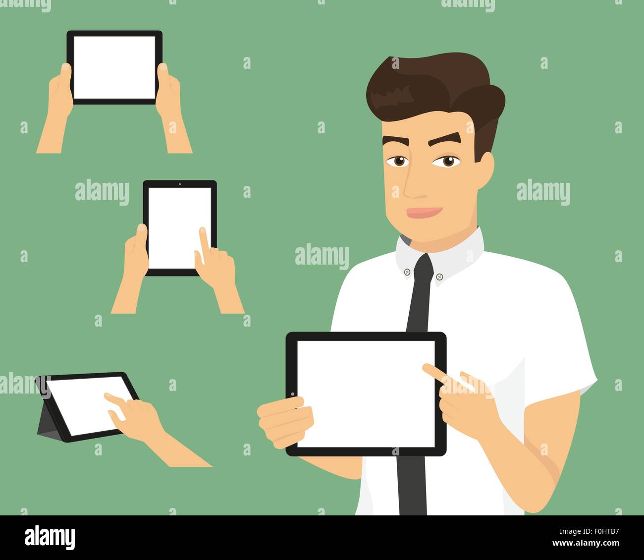 Cartoon illustration man showing showing hi-res stock photography and ...