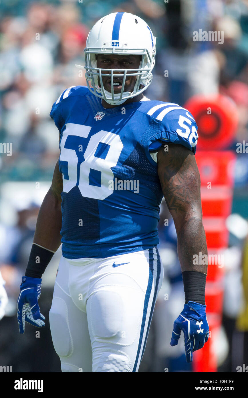 Philadelphia, Pennsylvania, USA. 16th August, 2015. Indianapolis Colts ...