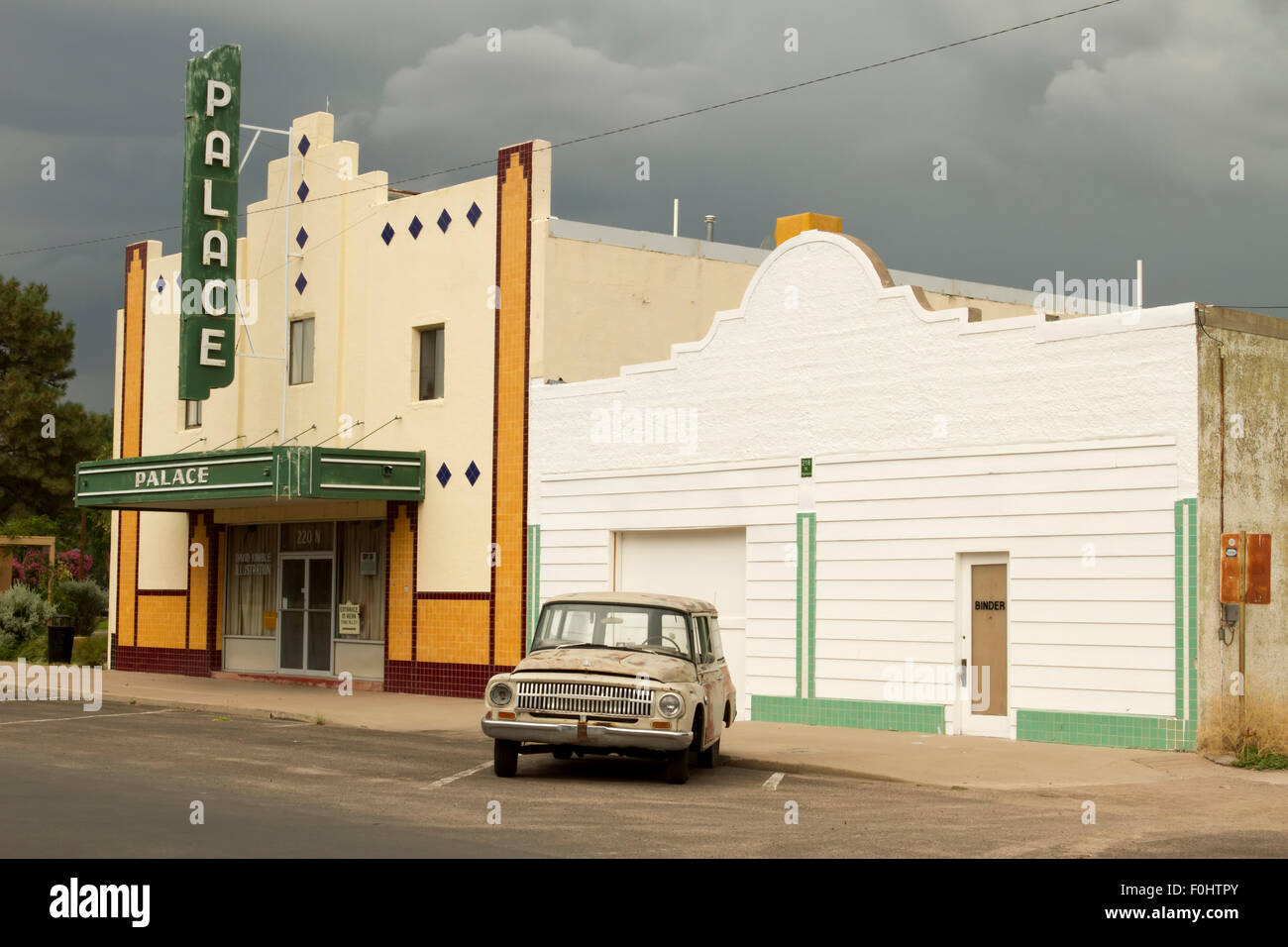 Downtown Marfa, West Texas Stock Photo - Alamy