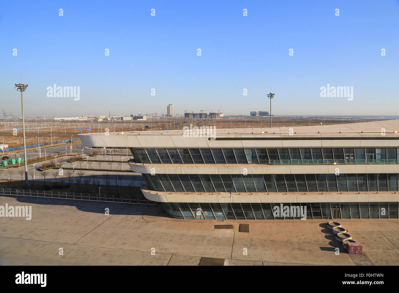 Cruise ship terminal building at Tianjin port, China Stock Photo - Alamy