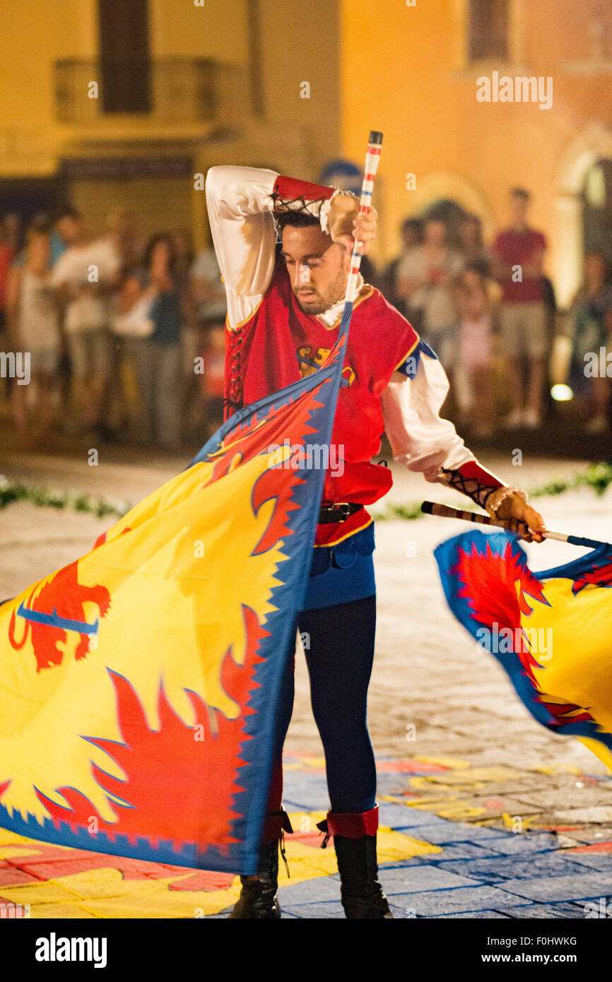 Flag abruzzo waving in hi-res stock photography and images - Alamy