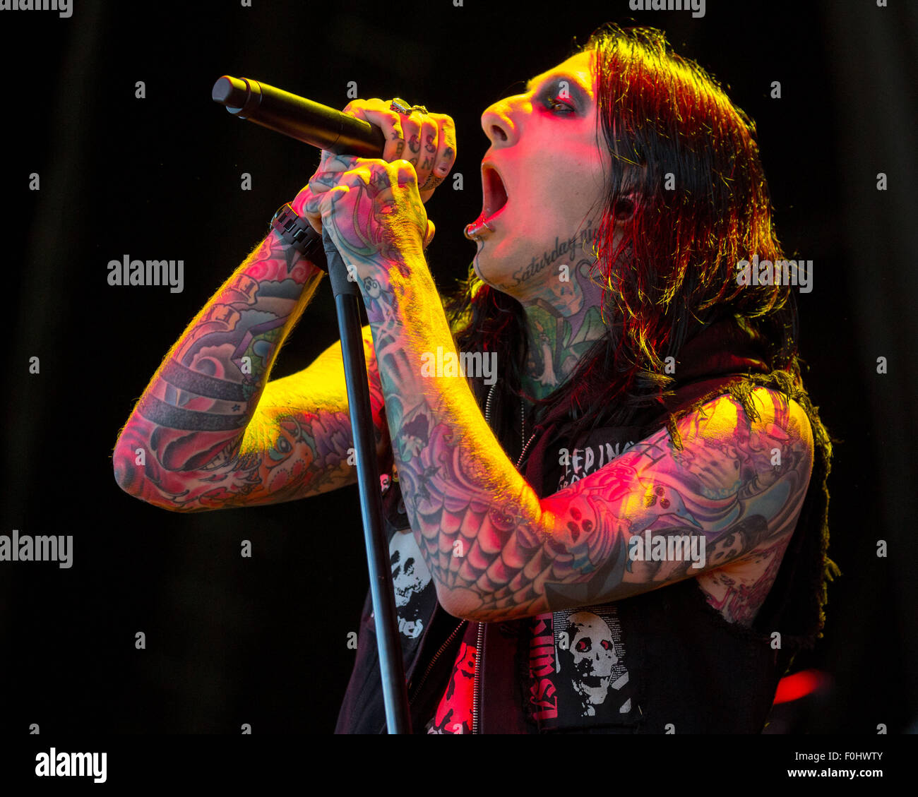 Chris Motionless Arm Tattoos