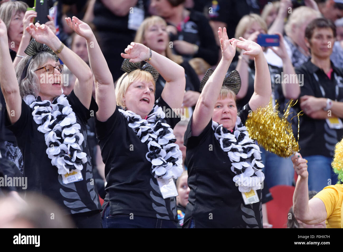 Sydney, Australia. 16th August, 2015. The Australian Diamonds defeated ...