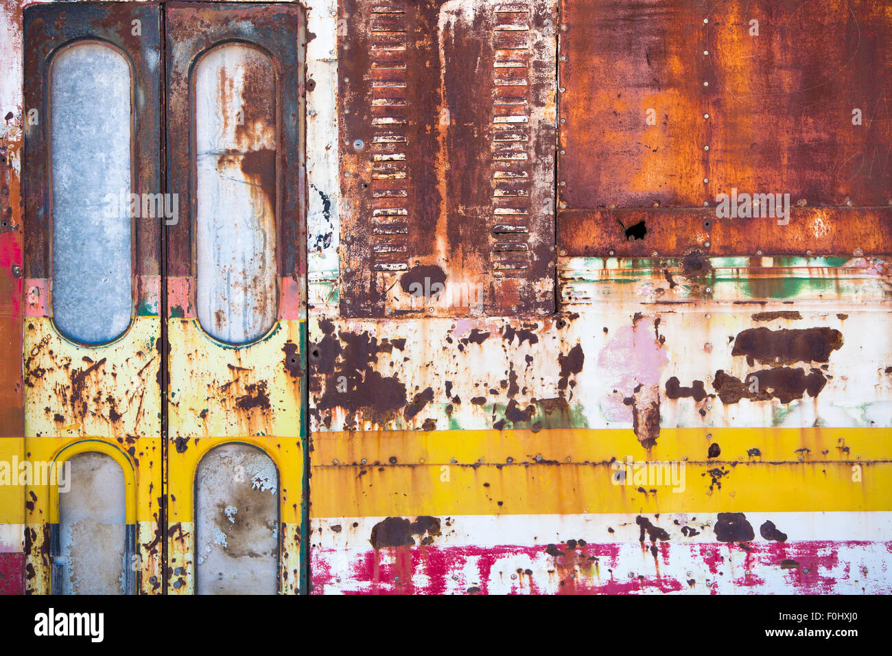 Old broken down bus hi-res stock photography and images - Alamy