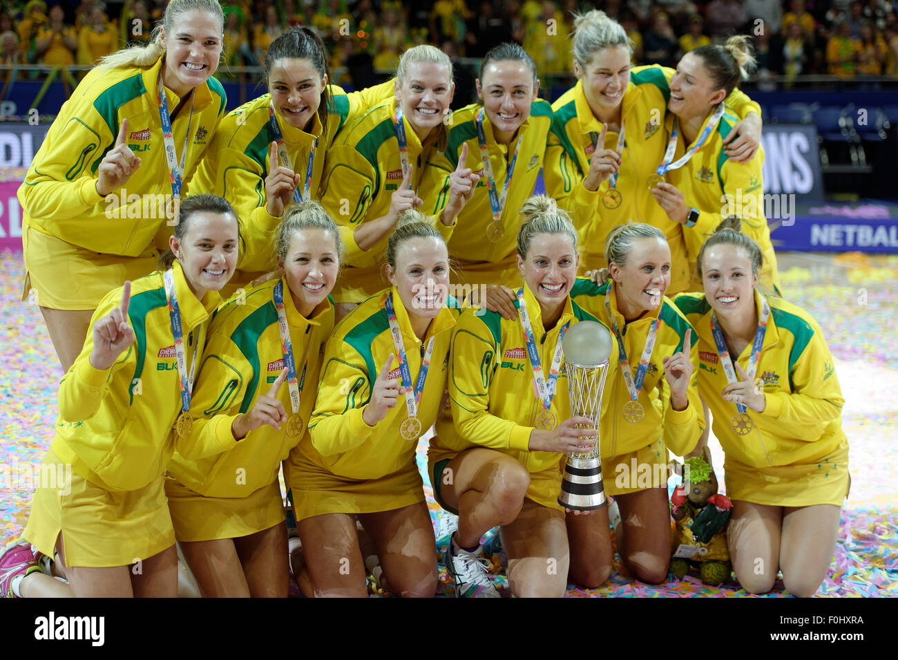 Sydney, Australia. 16th August, 2015. Australia won the Netball World ...