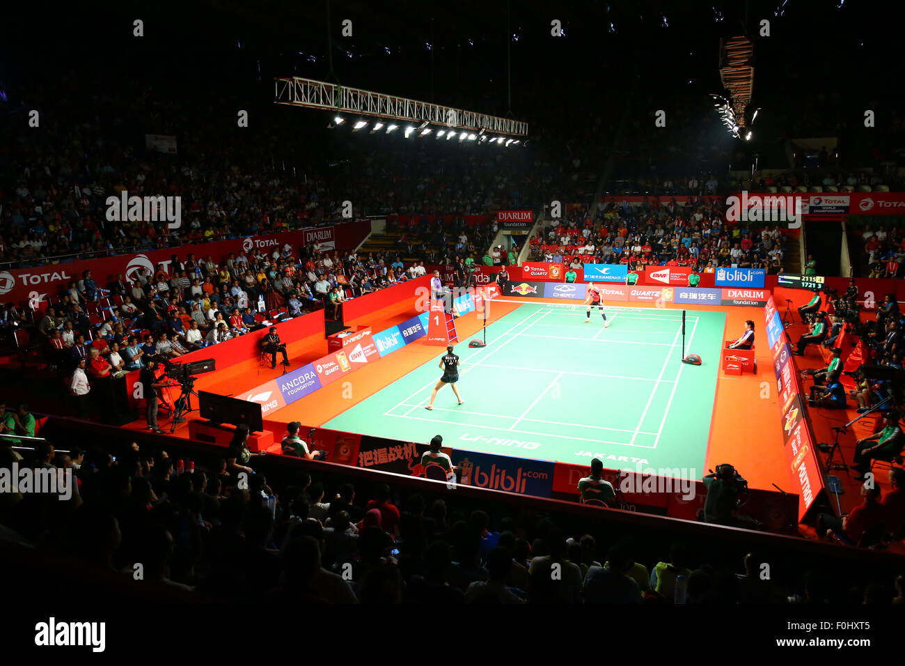 Istora Senayan Arena, Jakarta, Indonesia. 15th Aug, 2015. General View ...