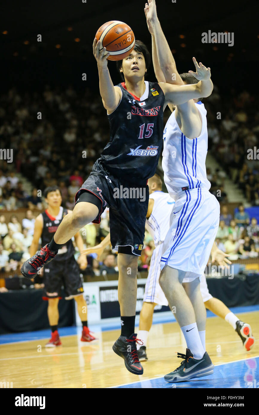 Yoyogi Gymnasium, Tokyo, Japan. 16th Aug, 2015. Joji Takeuchi (JPN ...