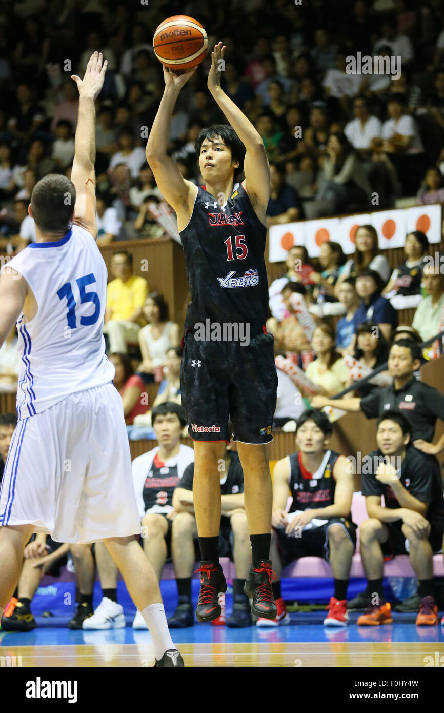 Yoyogi Gymnasium, Tokyo, Japan. 16th Aug, 2015. Joji Takeuchi (JPN ...