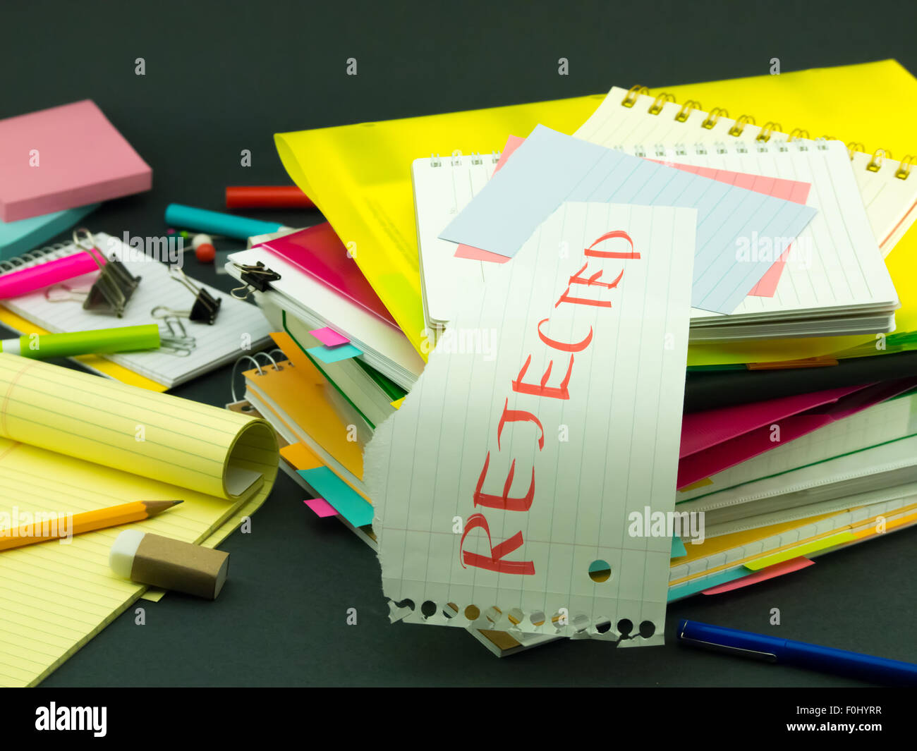 The Pile of Business Documents; Rejected Stock Photo - Alamy