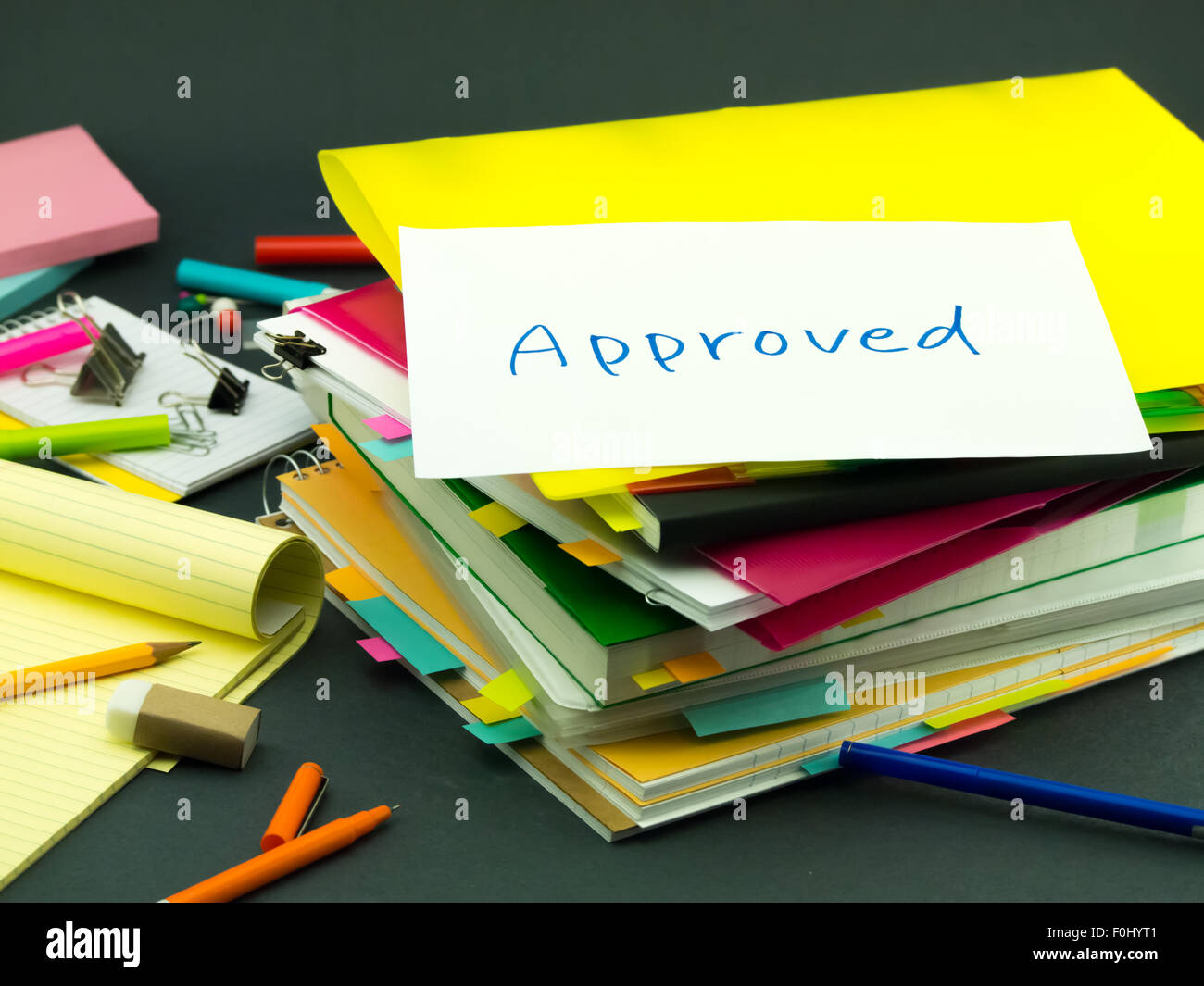 The Pile of Business Documents; Approved Stock Photo - Alamy