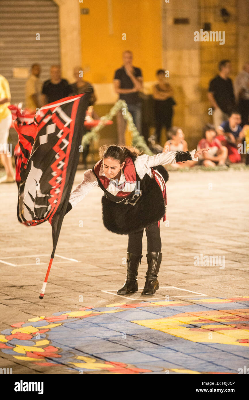 Flag abruzzo waving in hi-res stock photography and images - Alamy