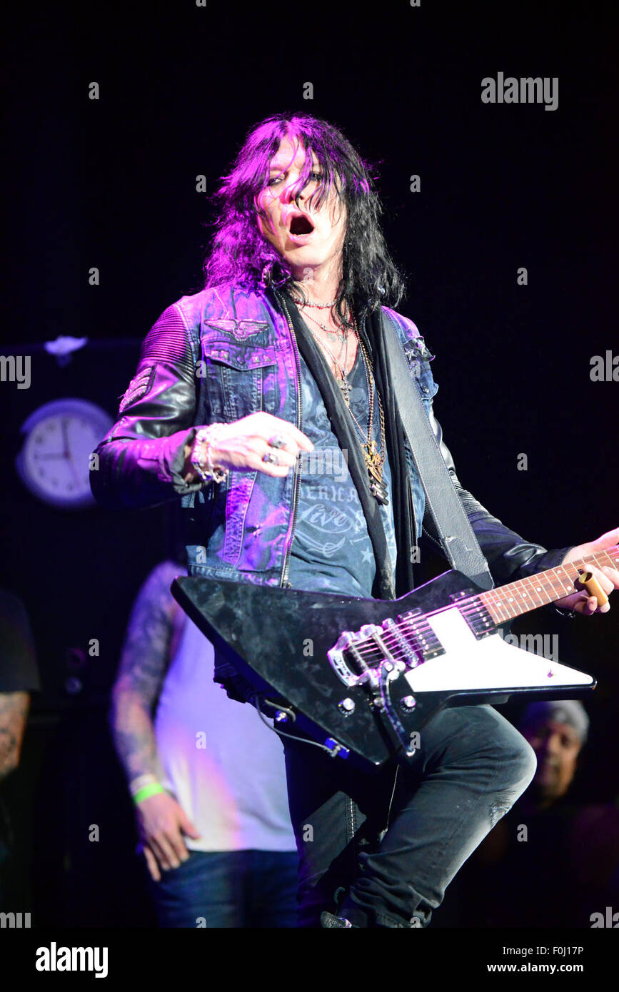 Irvine, CA, USA. 16th Aug, 2015. Musician - TOM KEIFER on stage at ...