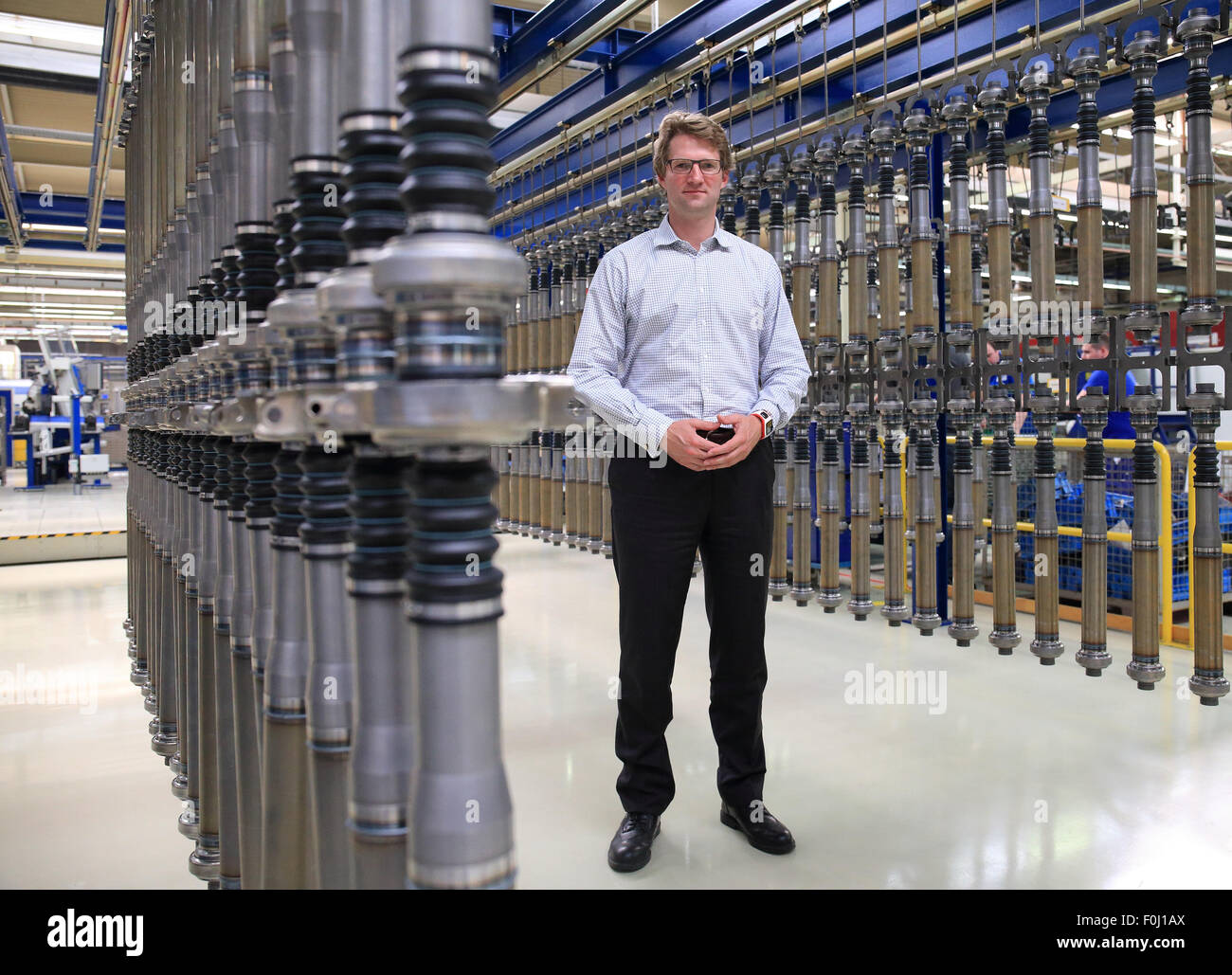 Haldensleben, Germany. 4th Aug, 2015. Felix von Nathusius, Chairman of ...