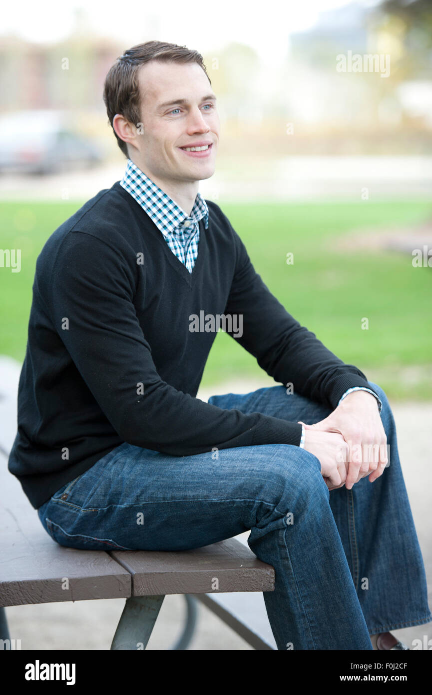 Caucasian male portrait 20s hi-res stock photography and images - Alamy