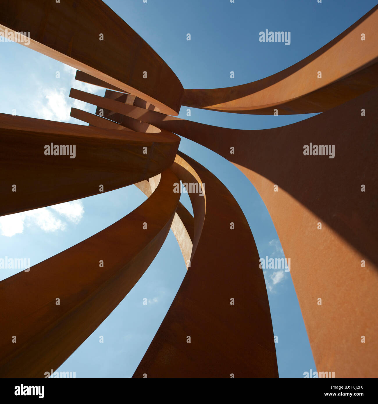 The steel Venet sculptures at Versailles. Bernar Venet is the second ...