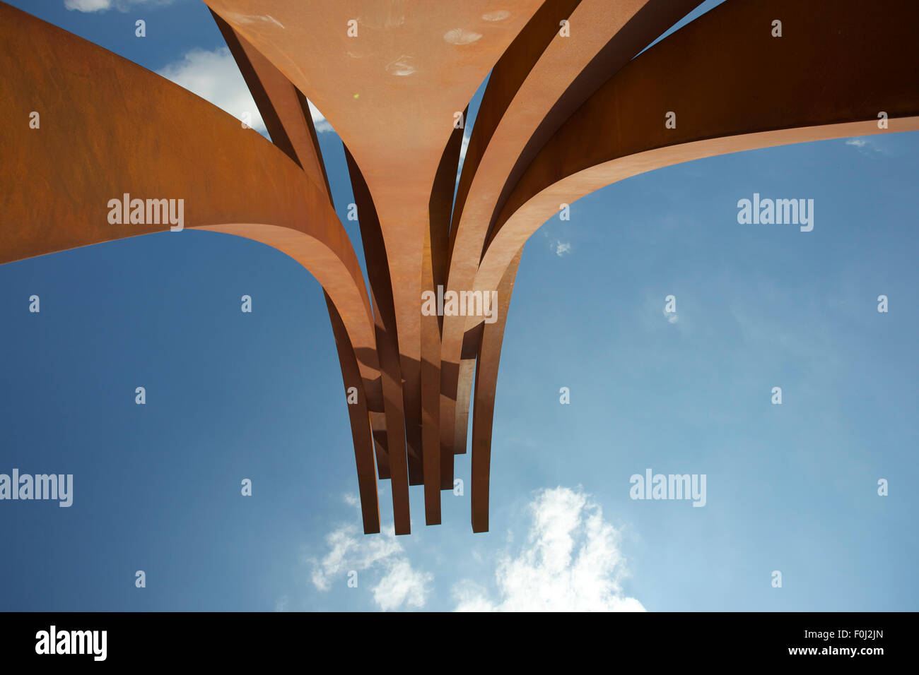The steel Venet sculptures at Versailles. Bernar Venet is the second ...