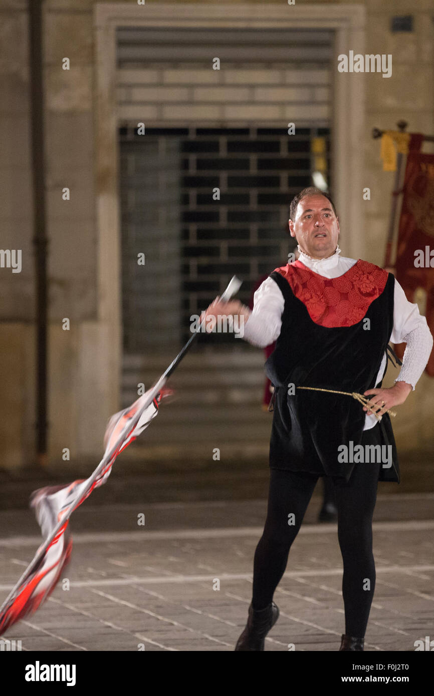 Flag abruzzo waving in hi-res stock photography and images - Alamy