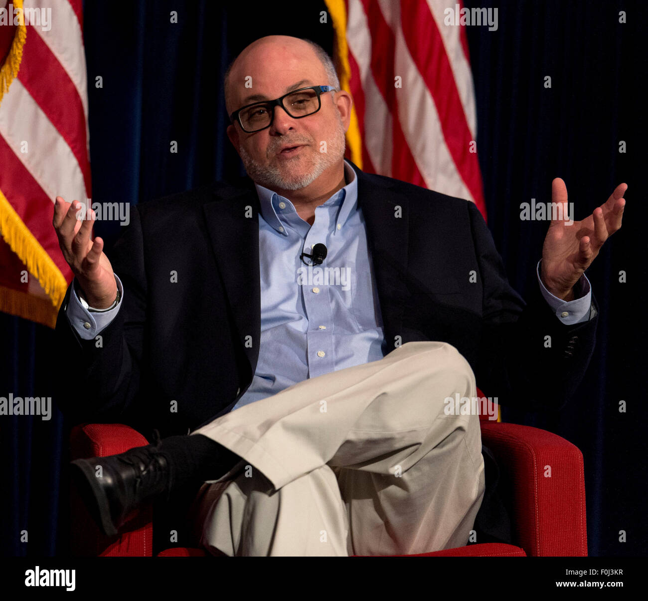 Simi Valley, California, USA. 16th Aug, 2015. Conservative talk radio ...