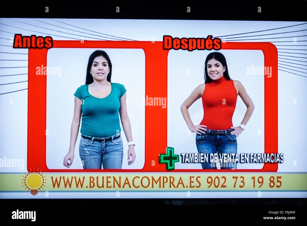 Commercial tv woman hi-res stock photography and images - Alamy