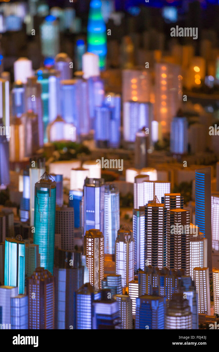 A detail of a city layout of Shanghai. The layout takes care of the ...