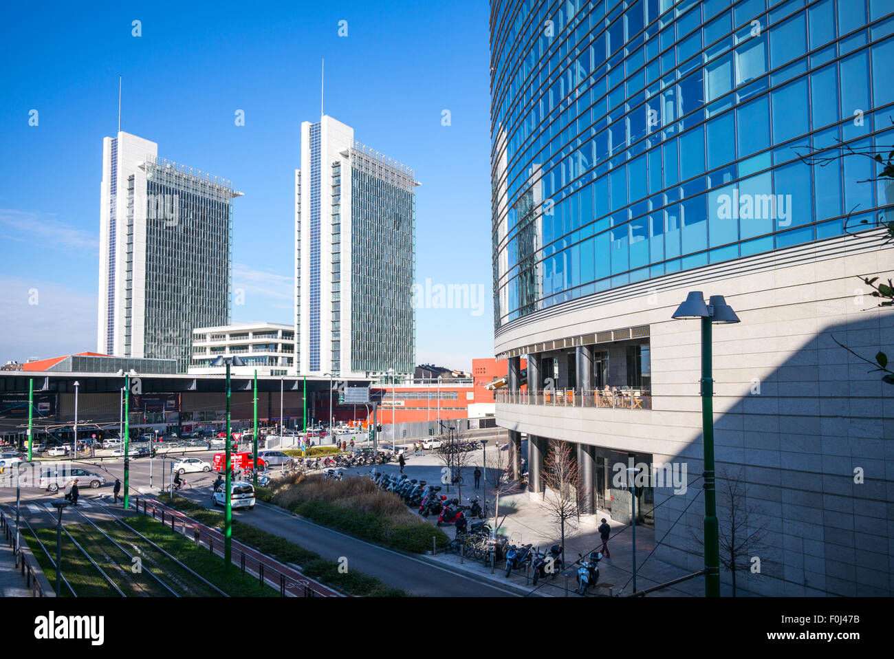 Italy, Milan, the Porta Garibaldi railway station Stock Photo - Alamy