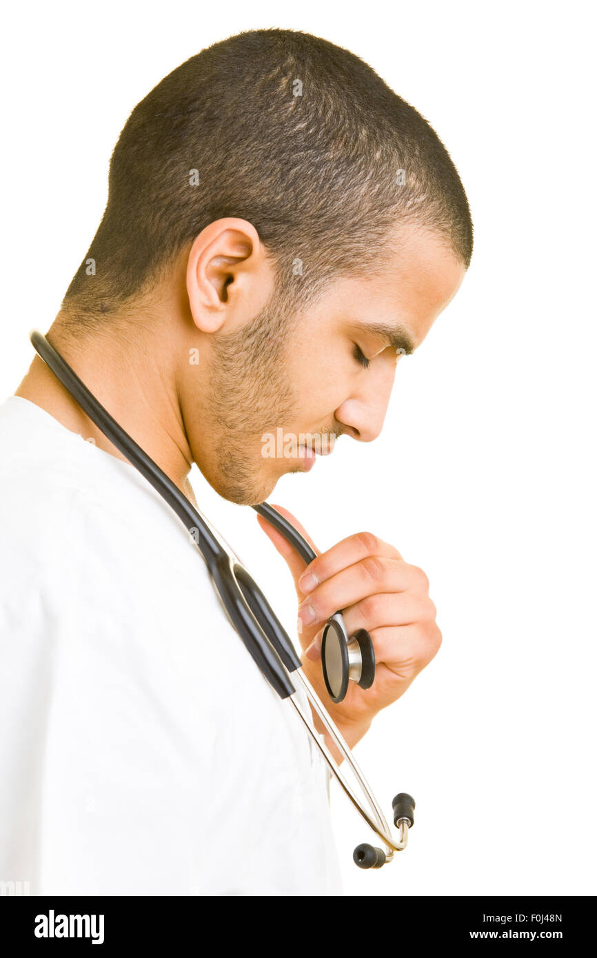 Portrait of moroccan doctor with a stethoscope Stock Photo - Alamy