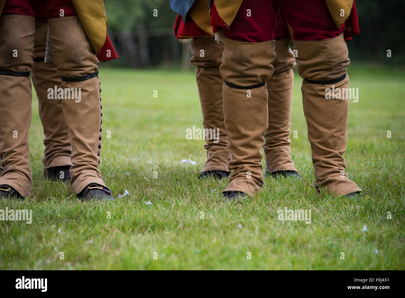 Footwear worn by French military soldiers during 18th Century Jacobite ...