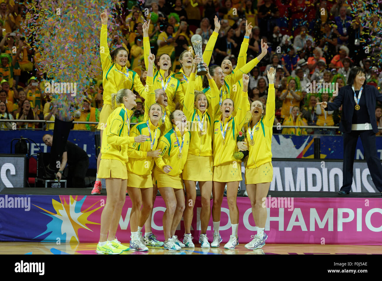Sydney, Australia. 16th August, 2015. Australia won the Netball World ...