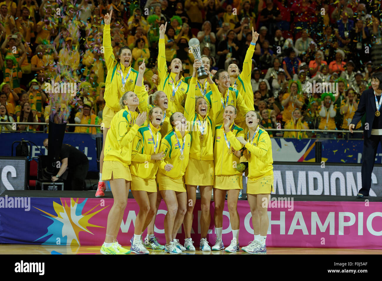 Sydney, Australia. 16th August, 2015. Australia won the Netball World ...