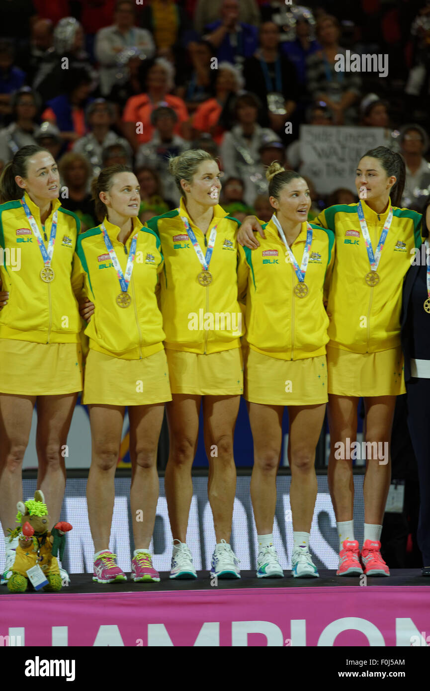 Sydney, Australia. 16th August, 2015. Australia won the Netball World ...