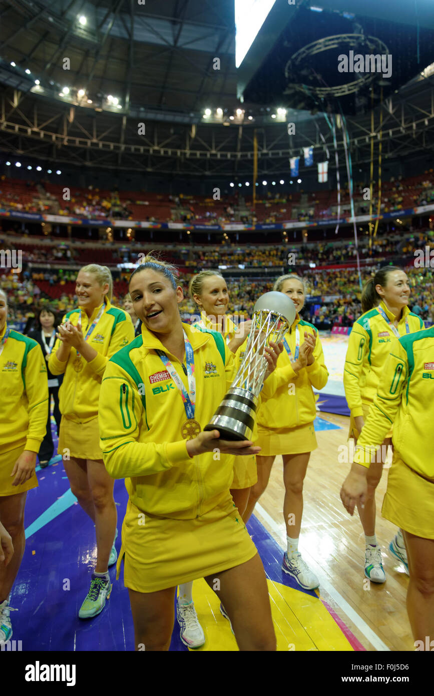 Sydney, Australia. 16th August, 2015. Australia won the Netball World ...