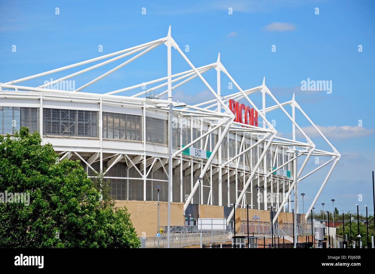 View of the Ricoh Arena stadium, Coventry, West Midlands, England, UK ...
