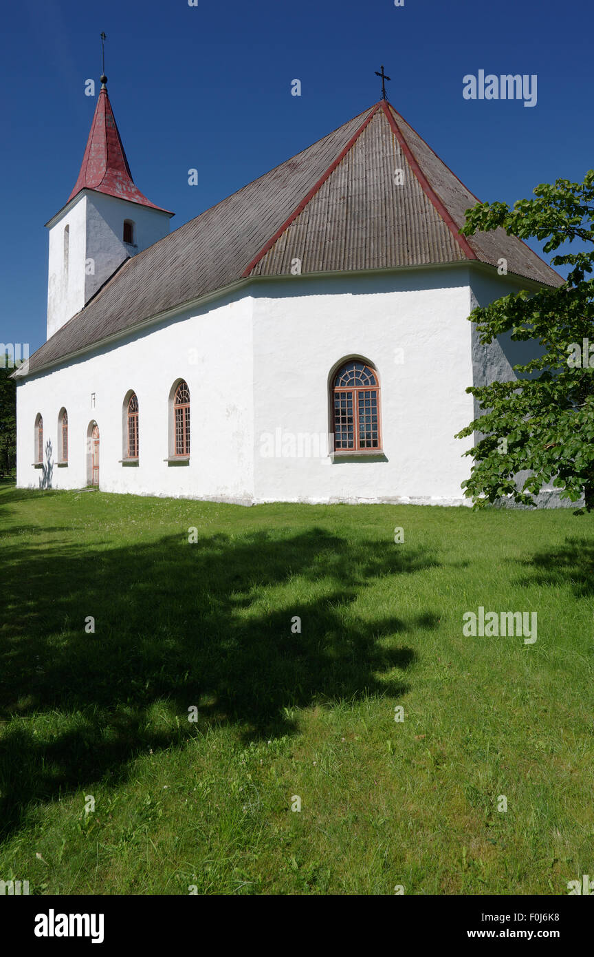 Reigi Church. Island Hiiumaa. Estonia 7th August, 2015 Stock Photo - Alamy