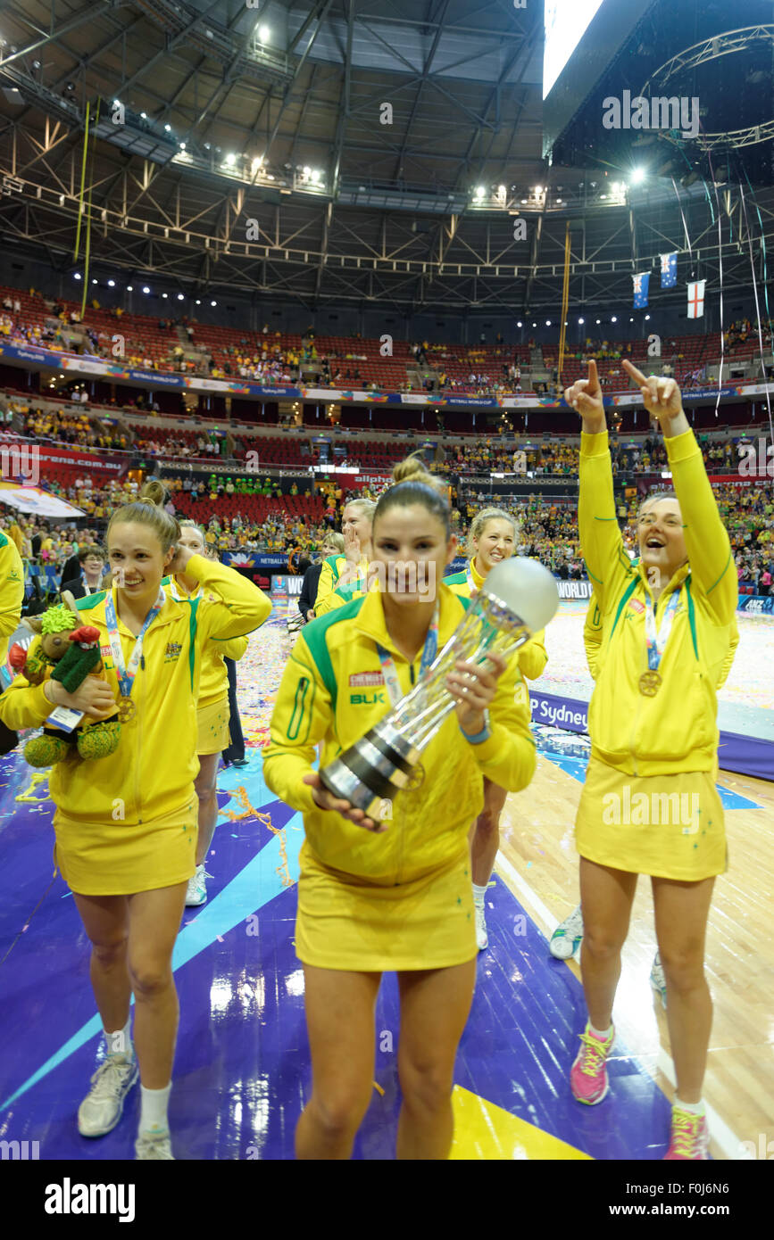 Sydney, Australia. 16th August, 2015. Australia won the Netball World ...