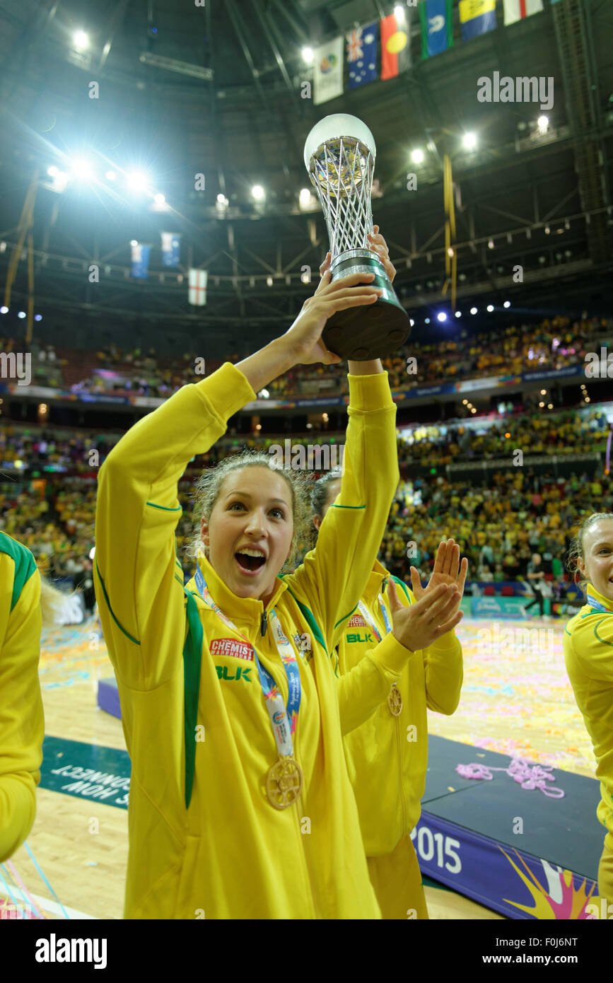Sydney, Australia. 16th August, 2015. Australia won the Netball World ...