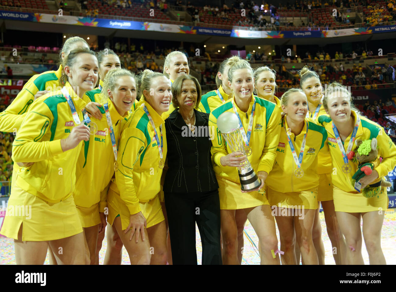 Sydney, Australia. 16th August, 2015. Australia won the Netball World ...