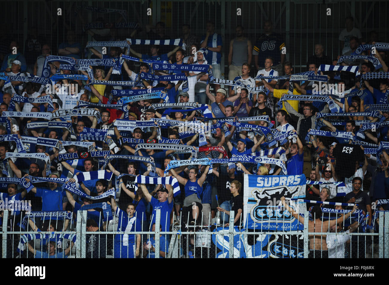 Czech soccer league, 4th round, FK Jablonec vs Slovan Liberec on August ...