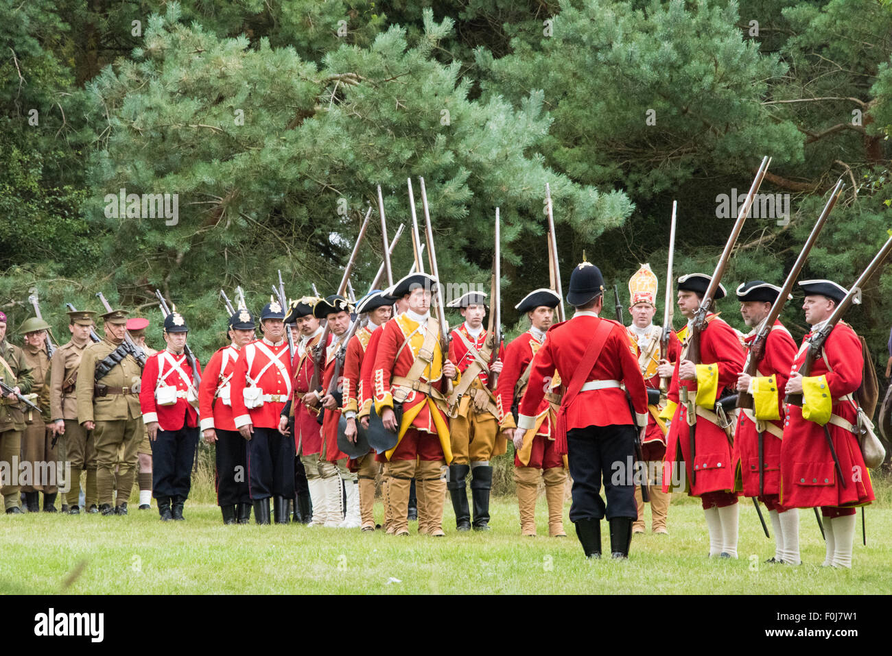 Military History Weekend with re-enactments and displays of histrical ...
