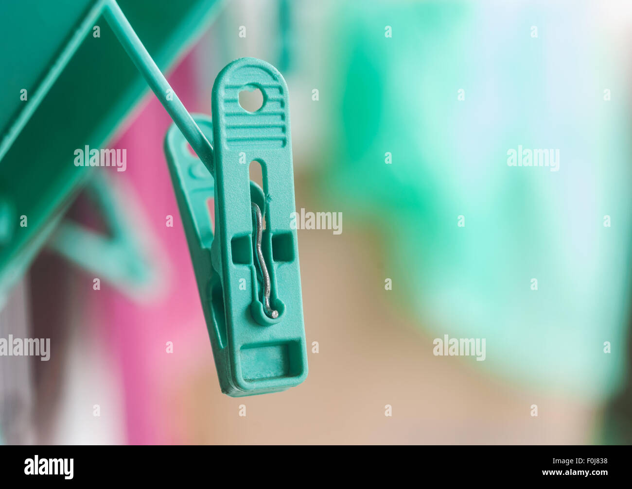 Washing Line Clips High Resolution Stock Photography and Images - Alamy