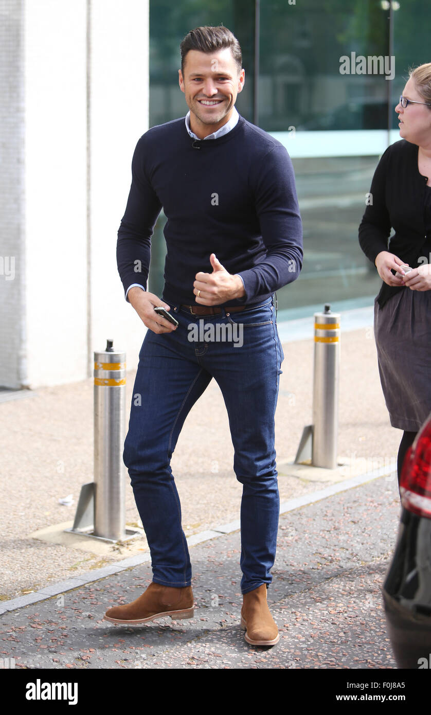 Mark Wright outside ITV Studios Featuring: Mark Wright Where: London ...