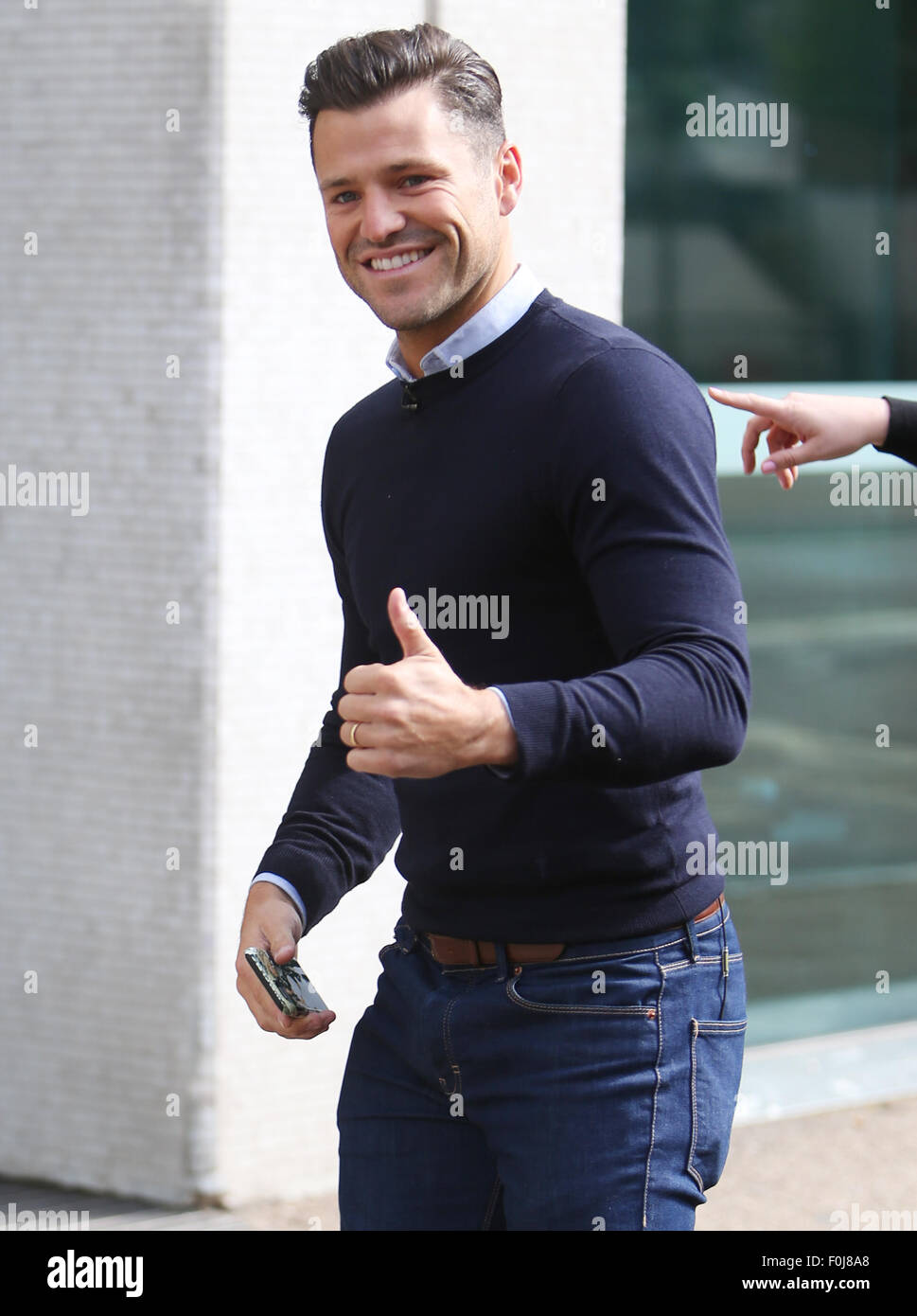 Mark Wright outside ITV Studios Featuring: Mark Wright Where: London ...