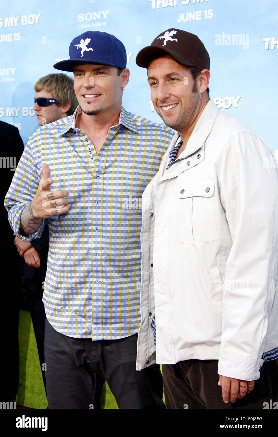 Robert Van Winkle and Adam Sandler at the Los Angeles premiere of 'That ...