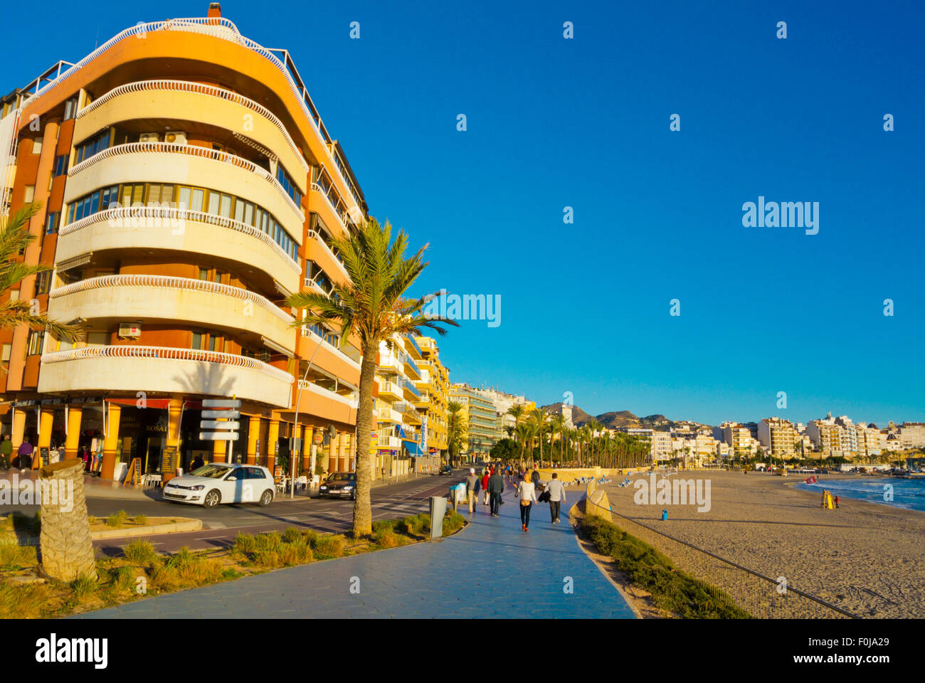 Playa poniente beach and spain hi-res stock photography and images - Alamy