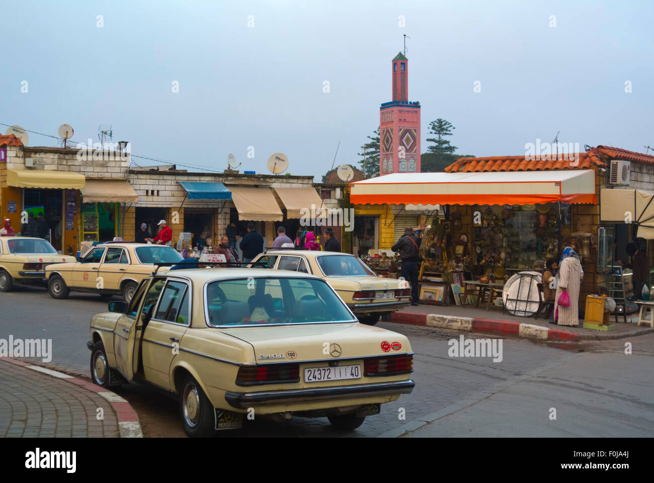 Grand Taxis, Ville Nouvelle, new town, Tangier, Morocco, northern ...