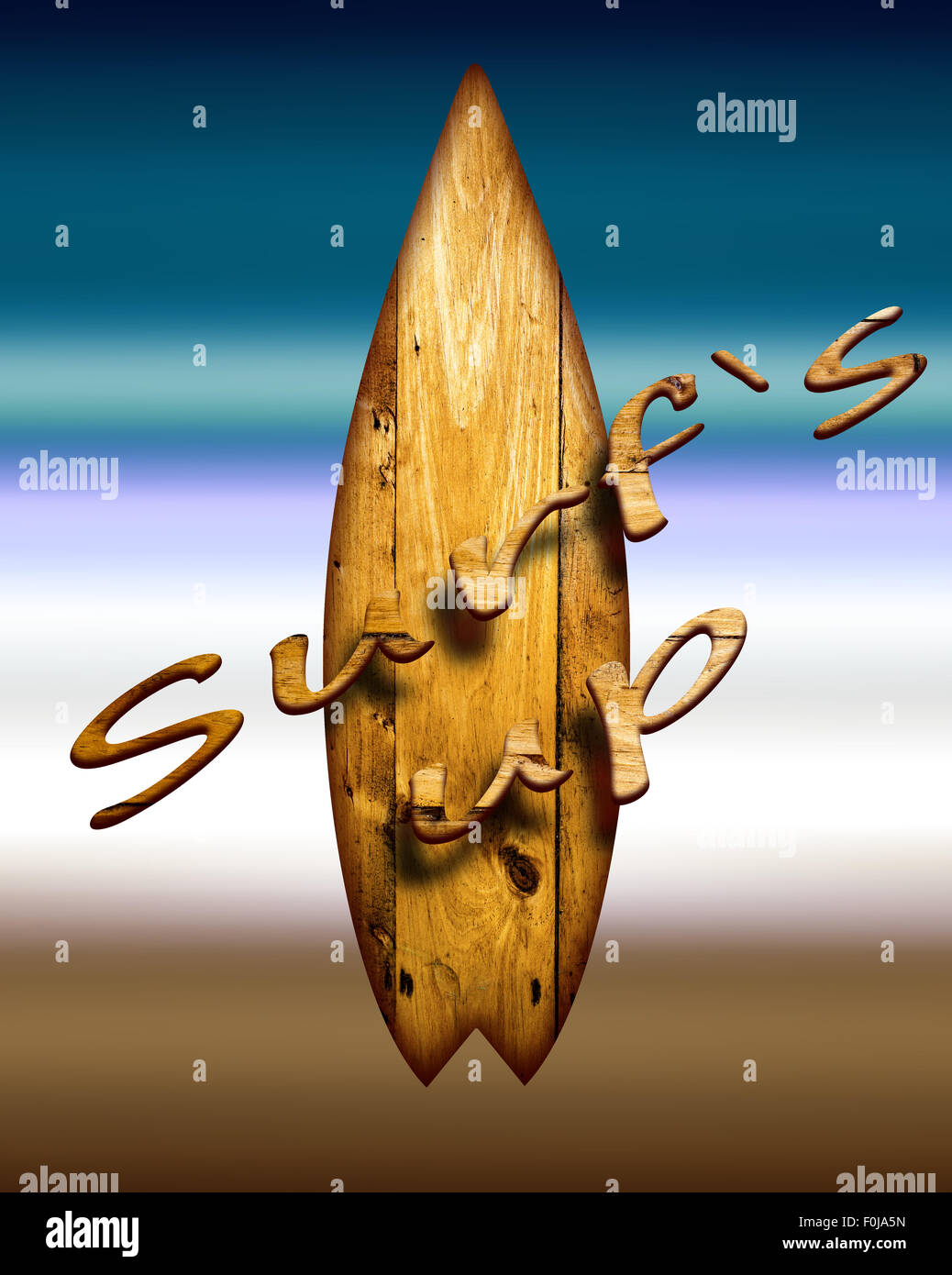 Vintage surfs up hi-res stock photography and images - Alamy