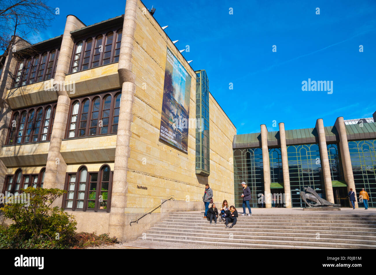 Neue Pinakothek, museum of 19th century art, Maxvorstadt, Munich ...