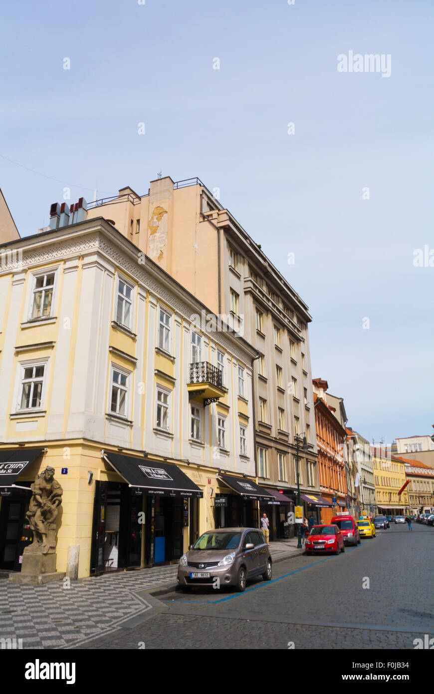Dlouha street, Stare Mesto, old town, Prague, Czech Republic, Europe ...