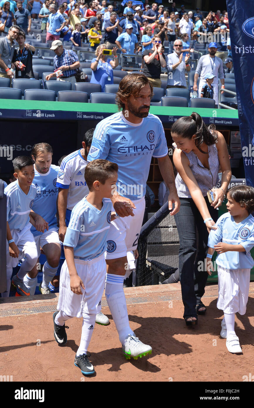 the Bronx, NY, USA. 1st Aug, 2015. Andrea Pirlo (NYCSC), AUGUST 1, 2015 ...