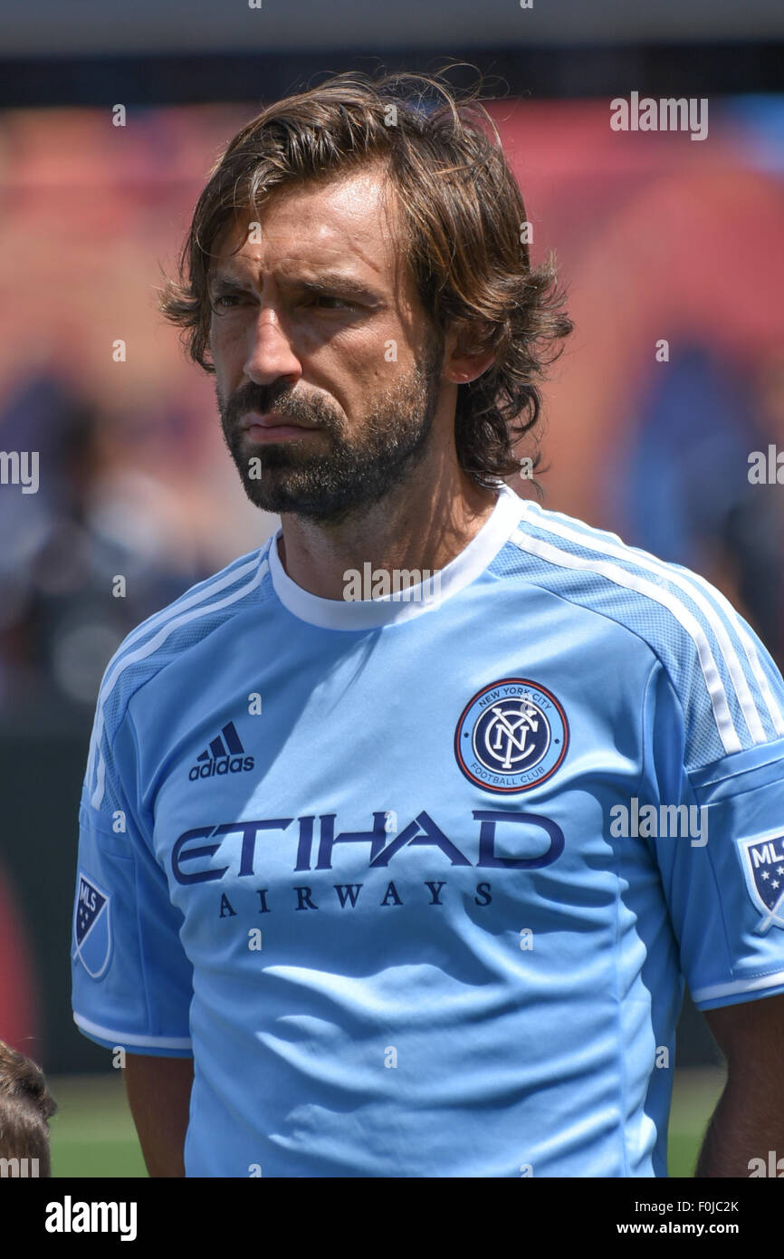 the Bronx, NY, USA. 1st Aug, 2015. Andrea Pirlo (NYCSC), AUGUST 1, 2015 ...